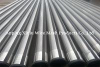 China Large Open Area Wedge Wire Screen Pipe polishing For Filtration for sale