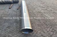 China Stainless Steel Wedge Wire Screen Pipe 0.25mm Slot 6m Length for Water Well Filtration for sale