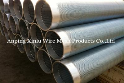 China Stainless Steel Johnson Wedge Wire Screen Pipe Point Welding Ring 304 316L 0.25mm Slot for sale
