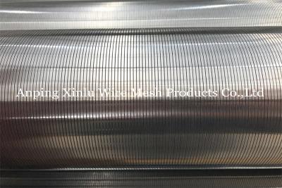 China Stainless Steel 304 Johnson Wedge Wire Screen Tube 8 Inch x 10ft Slot 1.5mm for sale