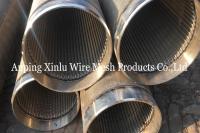 China Stainless Steel 304 Johnson Wedge Wire Screen Tube 8 Inch x 10ft Slot 1.5mm for sale