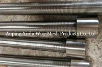 China Stainless Steel Wedge Wire Screen Pipe 168.3mm OD Non Clogging Water Filtration for sale