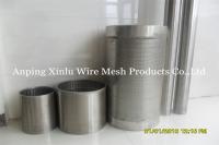China Industrial Welded Wedge Wire Screen Stainless Steel Well Screen for sale