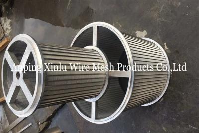 China Stainless Steel 316L Welding Ring Johnson Wedge Wire Screen Pipe 0.25mm Slot for sale