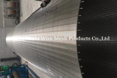 China Ss304 vee Shaped Wedge Wire Screen Pipe Slot 40mm for sale
