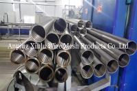 China Johnson Stainless Steel Wedge Wire Screen Pipe 3-1/2 Inch OD 88.9mm Sand Control Dewatering for sale