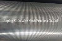 China 10 Inch Welded V Wire Screen Pipe 0.5mm Slot Stainless Steel Water Well Filter for sale