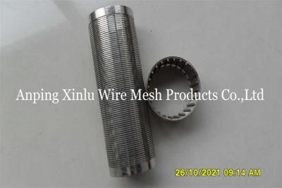 China 4-1/2 Inch 114.3mm OD V Wire Wrapped Well Screen Pipe Corrosion Resistant Stainless Steel for sale