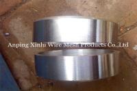 China 3-1/2 Inch Low Carbon Galvanized Johnson V Wire Screen Pipe Bevel Welded Rings 1.0mm Slot for sale