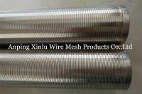 China 6-5/8 Inch Continuous Slot Vee Wire Water Well Screen 0.75mm Slot 5.8m Length for Sand Control for sale