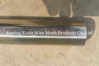 China 6-5/8 inch Continuous Slot Vee Wire Water Well Screen 0.75mm Slot Sand Control for sale