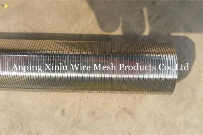 China 6-5/8 inch Continuous Slot Vee Wire Water Well Screen 0.75mm Slot Sand Control for sale