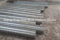 China 6-5/8 inch Continuous Slot Vee Wire Water Well Screen 0.75mm Slot Sand Control for sale