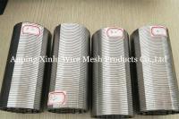 China 6-5/8 inch Continuous Slot Vee Wire Water Well Screen 0.75mm Slot Sand Control for sale