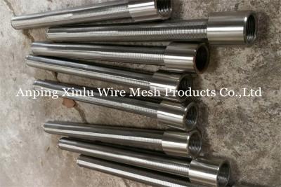 China 304 Stainless Steel Wedge Wire Sand Control Cylinder Screen Slot 40 60 80 2.2x3.5mm for sale