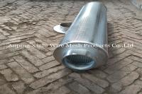 China 316L Reverse Continuous Slot Wedge Wire Screen Cylinder 1.5x2mm Slot 300mm ID for sale