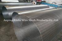 China Stainless Steel Johnson Type Wedge Wire Rotary Drum Screen OD920mm Slot 1.0mm for sale