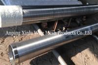China Non Magnetic Stainless Steel Vee Shaped Continuous Slot Water Well Screen Pipe 273mm 1.0mm Slot for sale