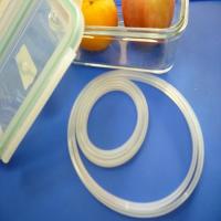 China Japanese Style Extruded Silicone Seals Alkali Resistance Lunch Box Seal for sale