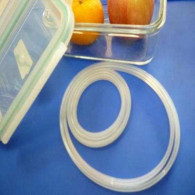 China Japanese Style Extruded Silicone Seals Alkali Resistance Lunch Box Seal for sale