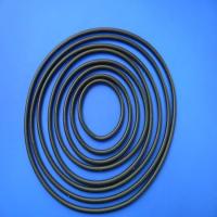 China Black Silicone Rubber O Rings 40A - 80A Hardness For Pumps Toys Drive Belts for sale