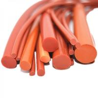 China Extrusion Soft Silicone Cord Anti Aging 30A - 80A Hardness Customized for sale