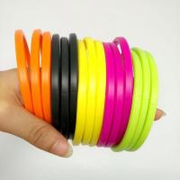 China Non Yellowing Silicone O Ring Seals Compression Molding 30A - 80A Hardness for sale