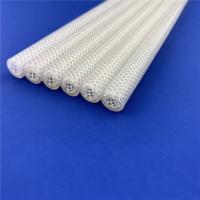 China Clear Braid Reinforced Silicone Tubing Customized Polyester Silicone Hose for sale