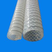 China Stainless Steel Clear Silicone Hose Transparent Platinum Cured Silicone Hose for sale