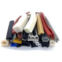 China Abnormal Shape Extruded Silicone Profiles / Silicone Sealing Strips for sale