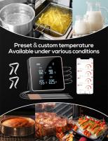 China Four Probes Digital Instant Read Bbq Meat Thermometer Bluetooth Wireless Meat Thermometer for sale