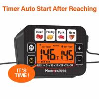 China Single Probe LFGB Touchscreen Quick Read Meat Thermometer for sale
