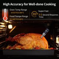 China Digital Wireless Meat Thermometer Bluetooth Remote Tuya App Monitor Smart BBQ Thermometer Temperature Measuring Gadget for sale