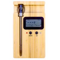 China 165ft Smart Wireless Thermometer Digital Instant Read Bluetooth Meat Thermometer APP Remote Thermometer With Ceramic Handle for sale