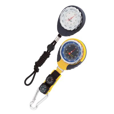 China Digital Altimeter Barometer Mingle Thermometer Hanging Ring For Outdoor Activity for sale