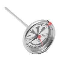 China Stainless Steel Bimetal Industrial Oven Thermometer 100F - 600F Oven Temperature Range for sale