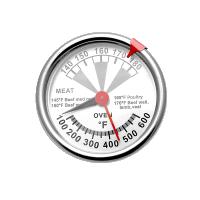 China Stainless Steel Bimetal Industrial Oven Thermometer 100F - 600F Oven Temperature Range for sale