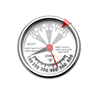 China Stainless Steel Bimetal Industrial Oven Thermometer 100F - 600F Oven Temperature Range for sale