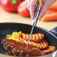 China Stainless Steel Instant Read Food Thermometer , Cooking Probe Thermometer Good Heat Insulation for sale