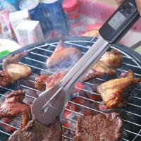 China IPX6 Water Resistance BBQ Tools Clip Clamp Stainless Steel Food Barbecue Tongs for sale