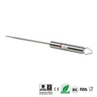 China LCD Display Hand Held Instant Read Digital Thermometer Silver Color ISO9001 for sale