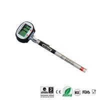 China Swiveled LCD Head Quick Read Thermometer , Waterproof Meat Thermometer Light Weight for sale
