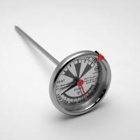 China Bimetallic Stainless Steel Industrial Oven Thermometer 100F - 600F Oven Temperature Range for sale