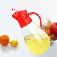 China 550ml Auto Flip Glass Seasoning Bottles For Kitchen Sauce Oil Vinegar for sale