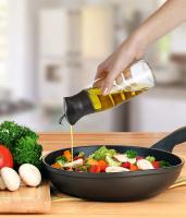 China 400ml Glass Seasoning Bottles 100% Drip Free SUS304 Nozzle FDA Certification for sale