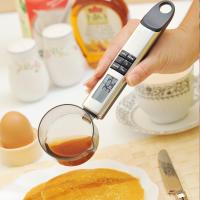 China Silver Digital Measuring Spoon , Kitchen Spoon Scale With Replaceable Heads for sale