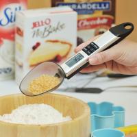 China Silver Digital Measuring Spoon , Kitchen Spoon Scale With Replaceable Heads for sale