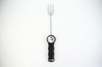 China Instant Read Trident BBQ Tools Curved Body Shape Meat Thermometer Fork for sale