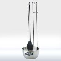 China Large Capacity Stainless Steel BBQ Tools Basting Brush And Pot Anti Corrosion for sale