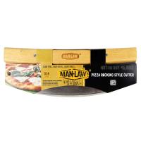 China Sharp Rocker Blade BBQ Tools Rocking Pizza Cutter Stainless Steel Cutting Blade for sale